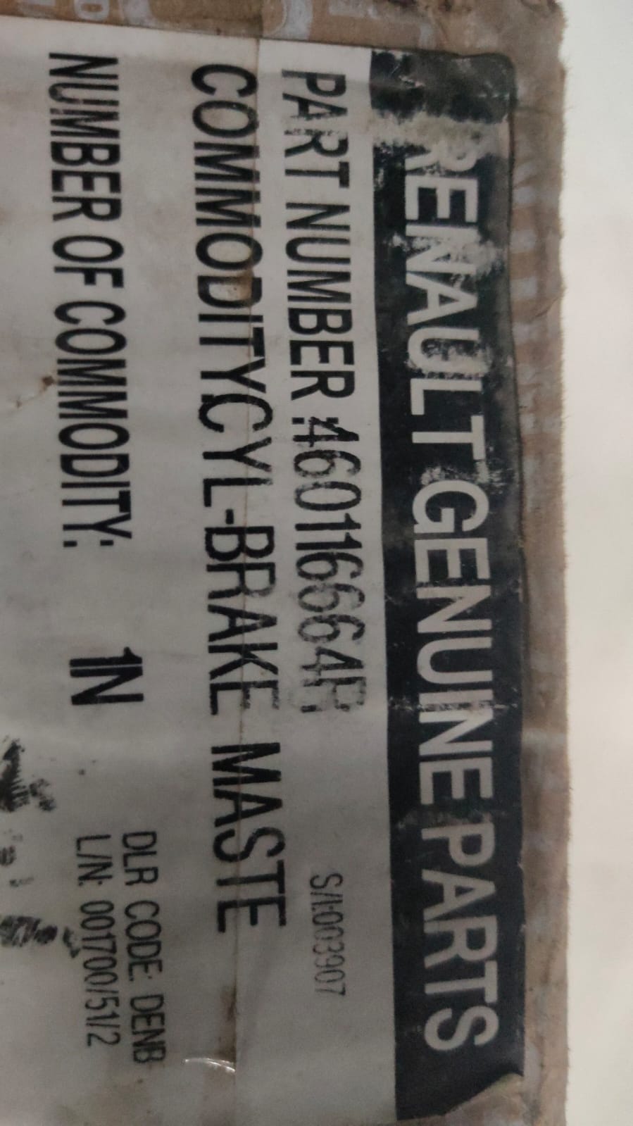 460116664R - BRAKE MASTER CYLINDER KWID – CarTrends