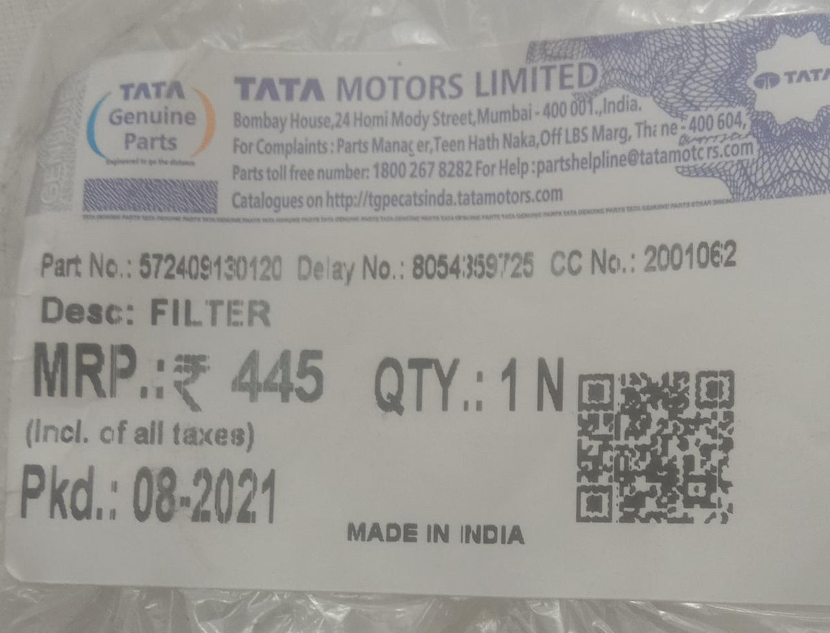 Oil Filter Tata Taigo – CarTrends